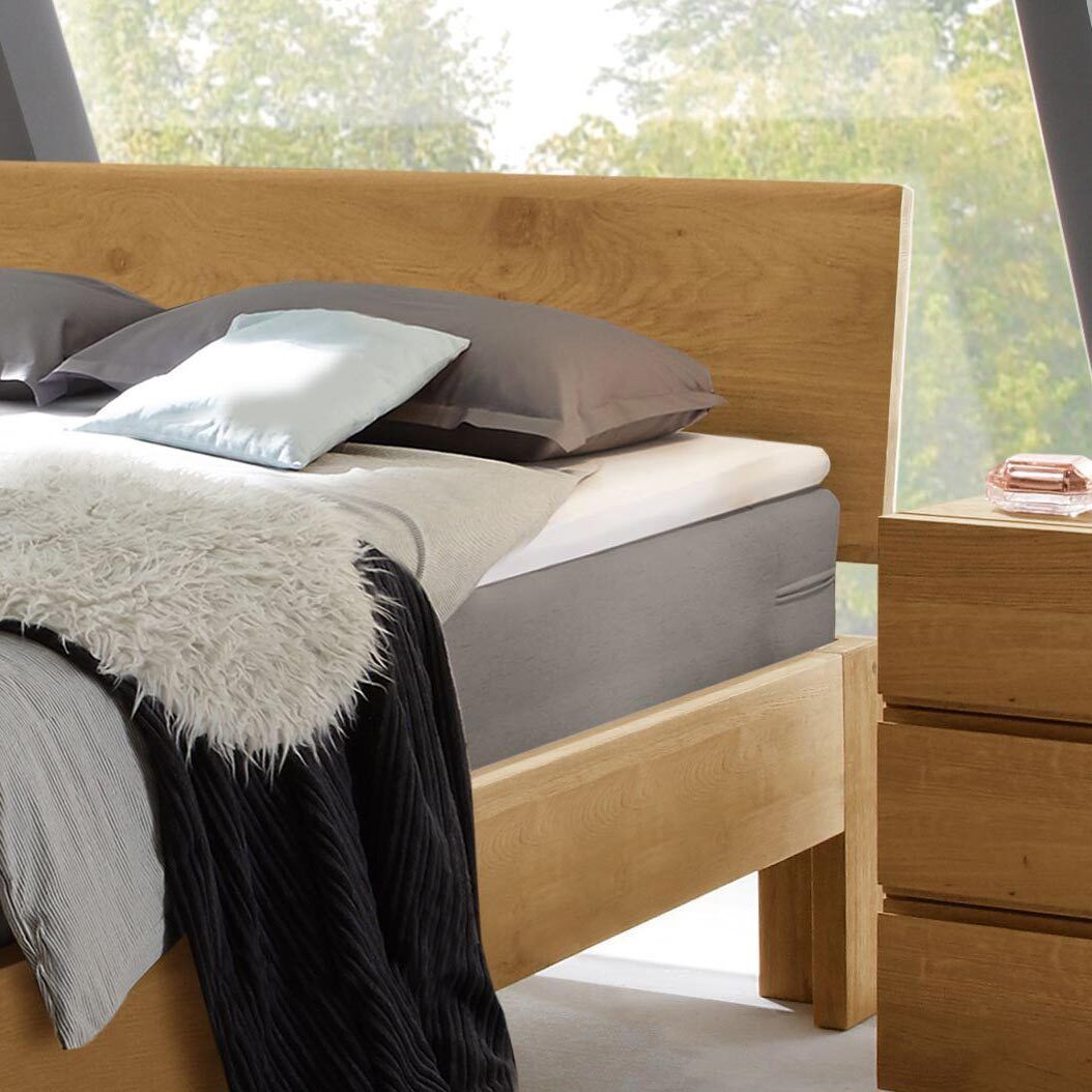 Boxspringbett Kingston Eiche Massivholz