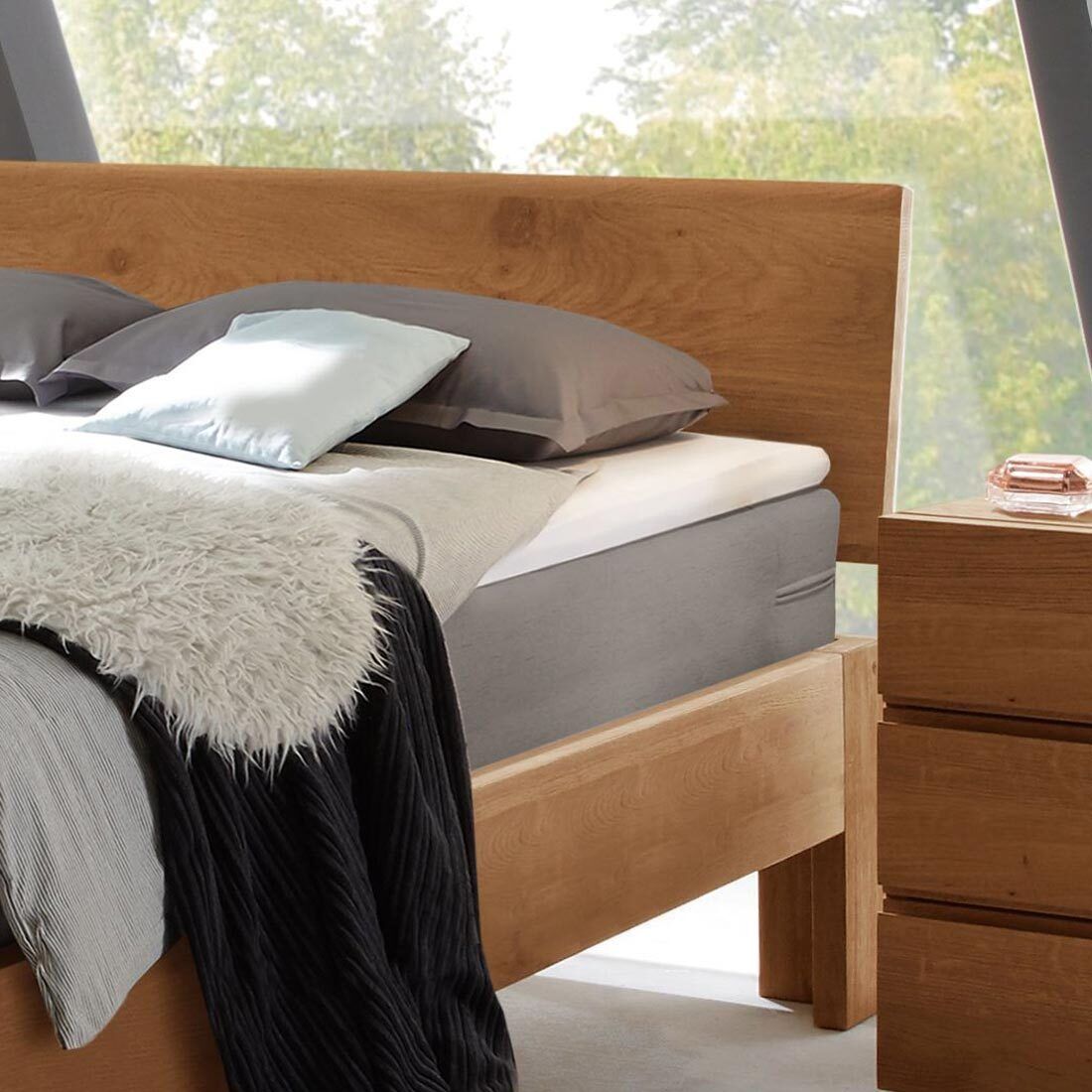 Boxspringbett Kingston Eiche Massivholz | Betten.de